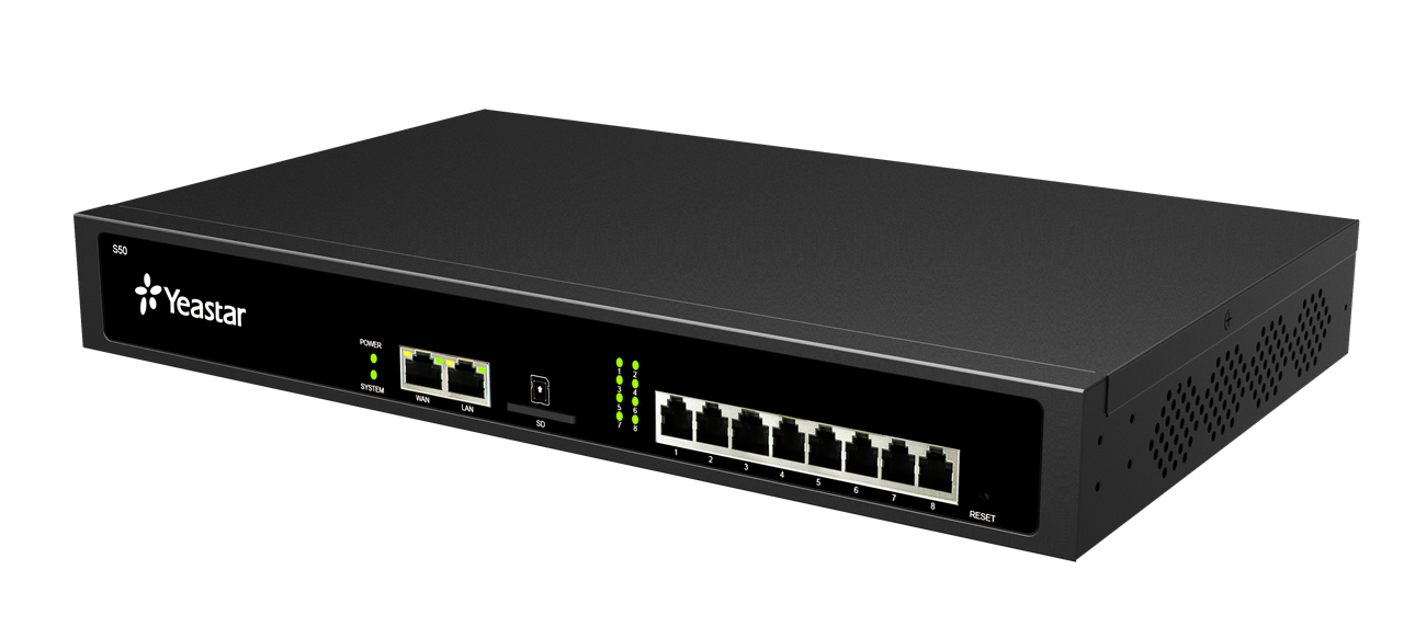 ICT Tech Support. Yeastar S50 Voip PBX - 50 User / 25 Voip