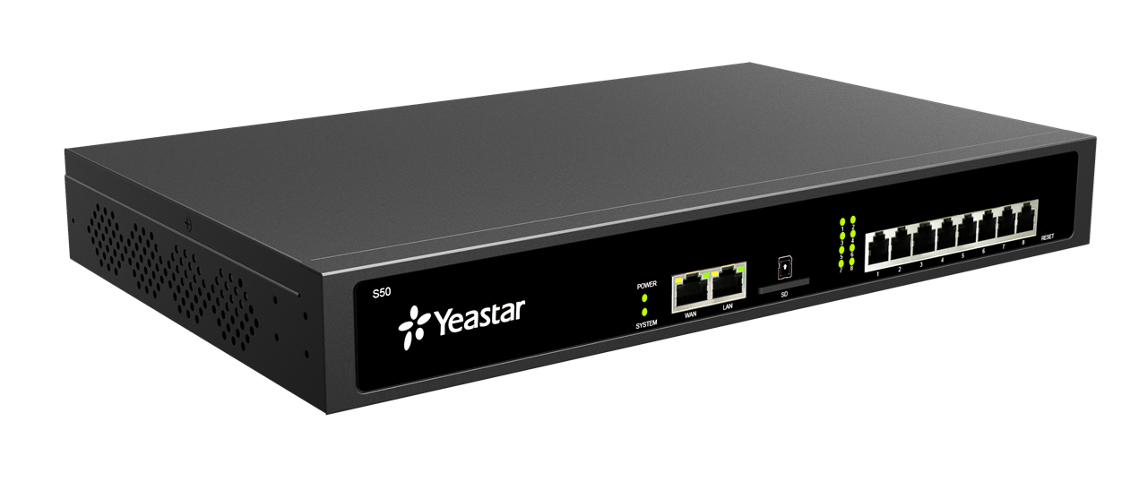 ICT Tech Support. Yeastar S50 Voip PBX - 50 User / 25 Voip