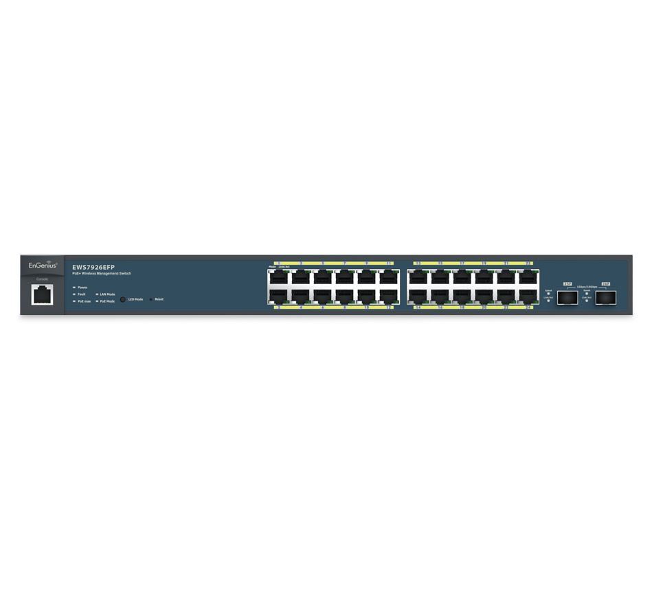 ICT Tech Support. EnGenius EWS7926EFP 24-Port Gigabit Layer 2 Managed ...